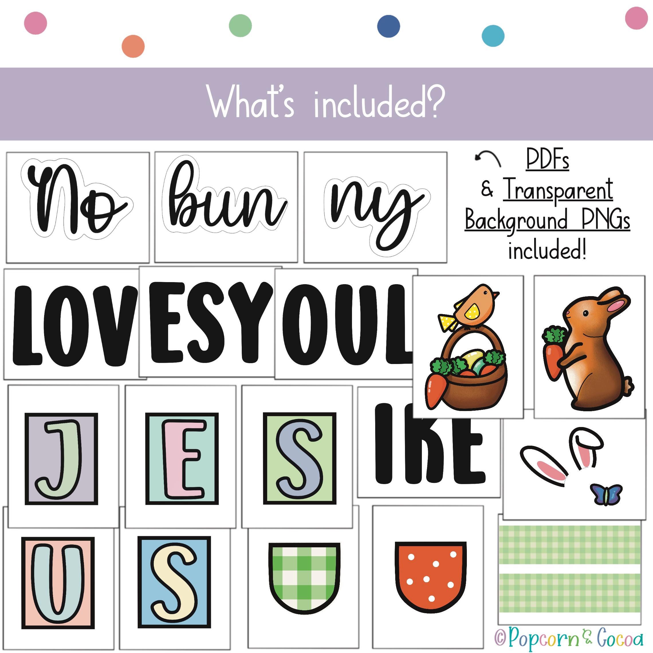 Christian Easter Bulletin Board Kit! Great for Christian School or ...