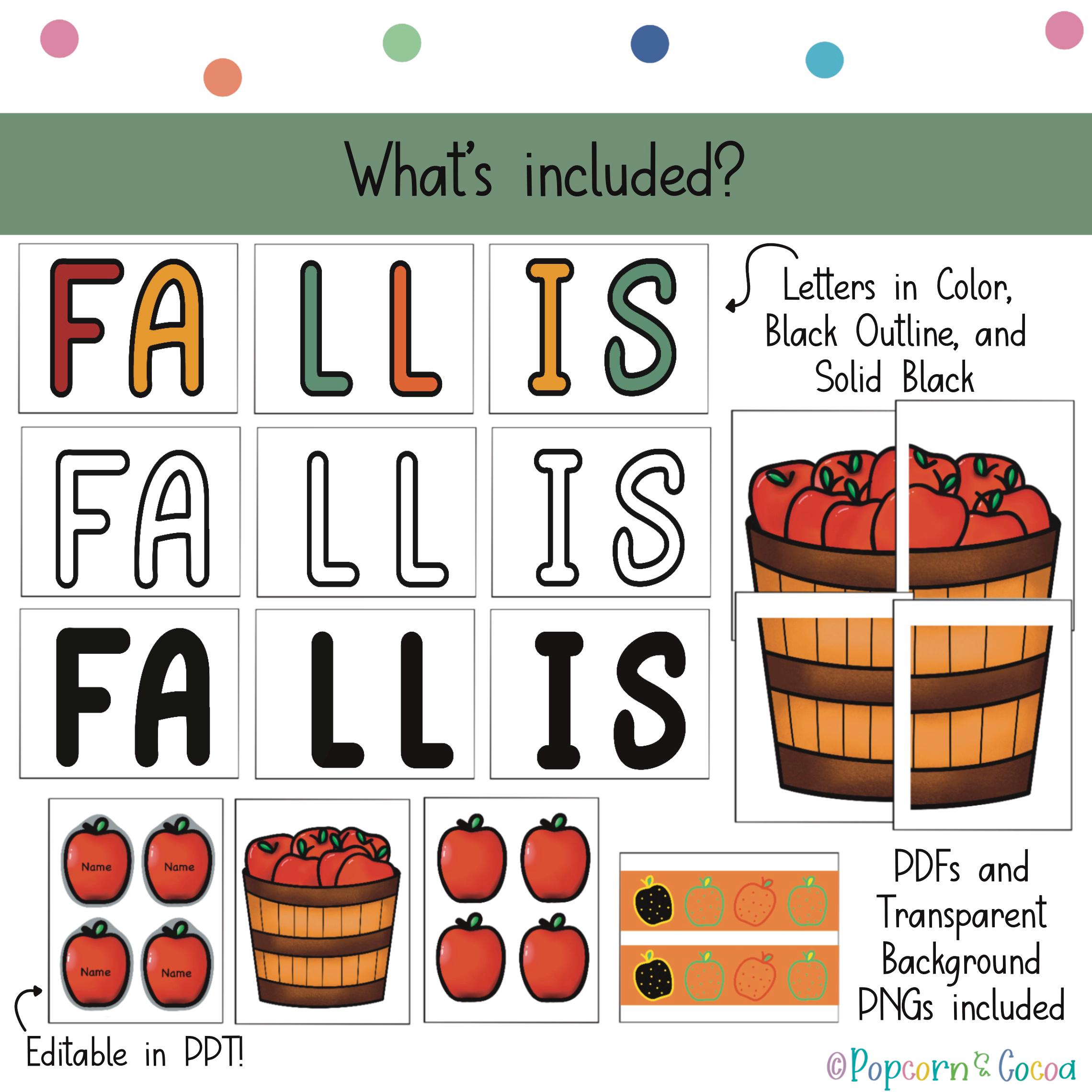 Apple Bulletin Board, Fall Apple Bulletin Board Kit, Happy Fall Y’all ...