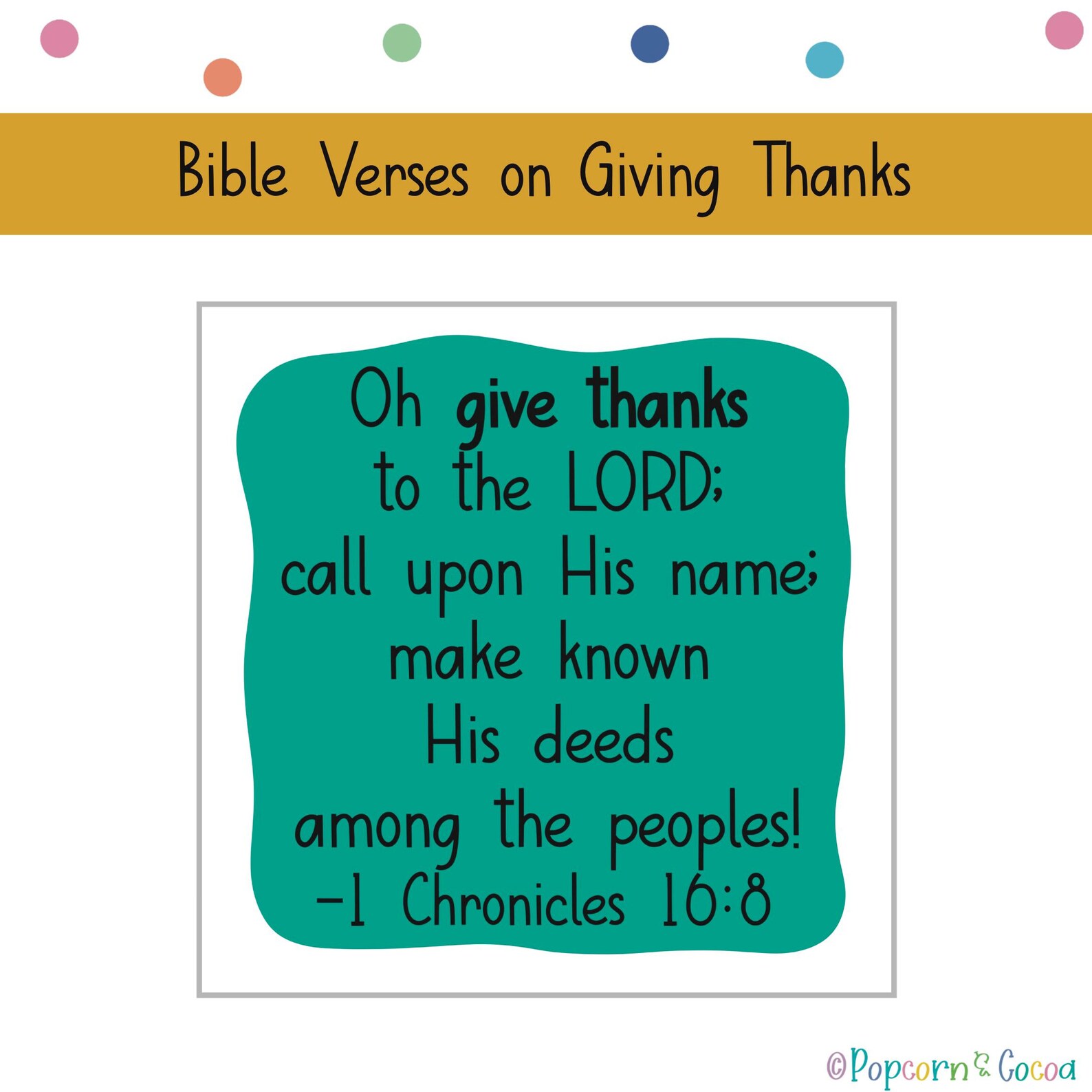 Christian Thanksgiving Bulletin Board Kit, Give Thanks Room Decor ...