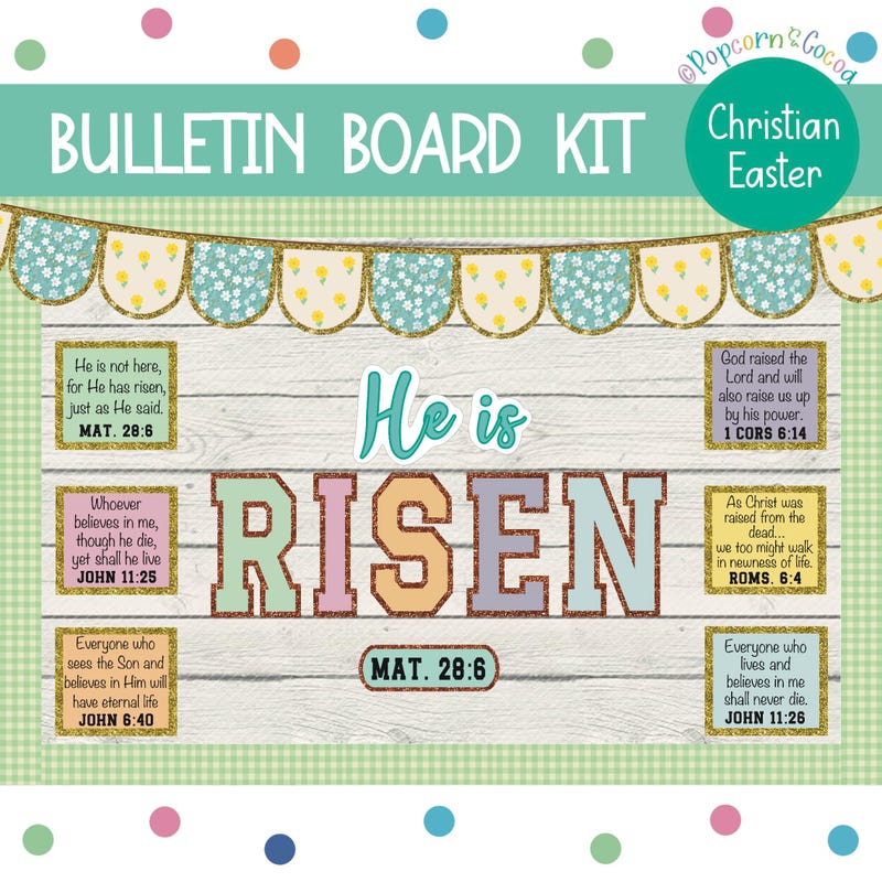 Easter Bulletin Boards for Church - Etsy