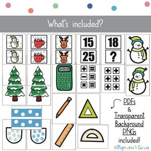 Winter Math Bulletin Board Kit, Bulletin Board for Math Class With Snow ...