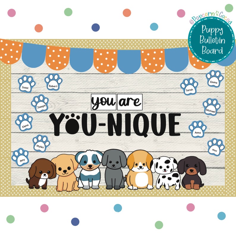 Dog Bulletin Board, Teacher Bulletin Board Kit, Veterinarian Office ...