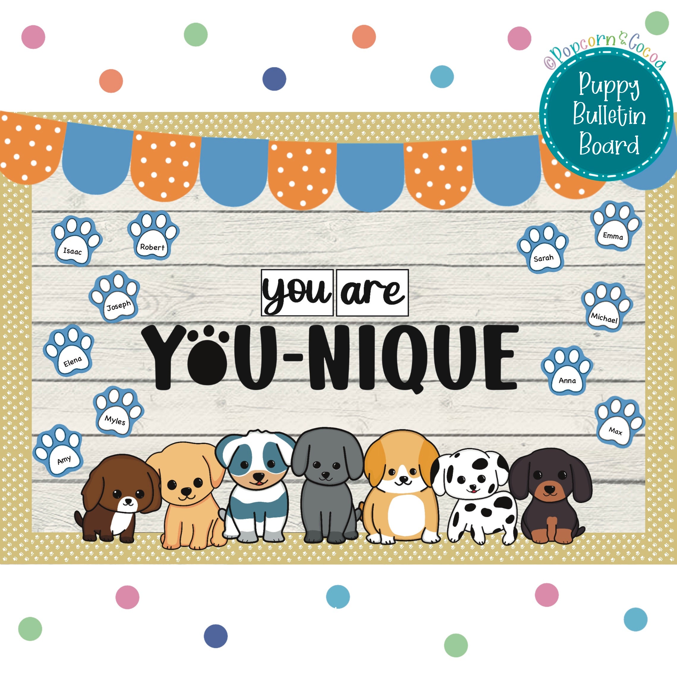 Dog Bulletin Board, Teacher Bulletin Board Kit, Veterinarian Office ...