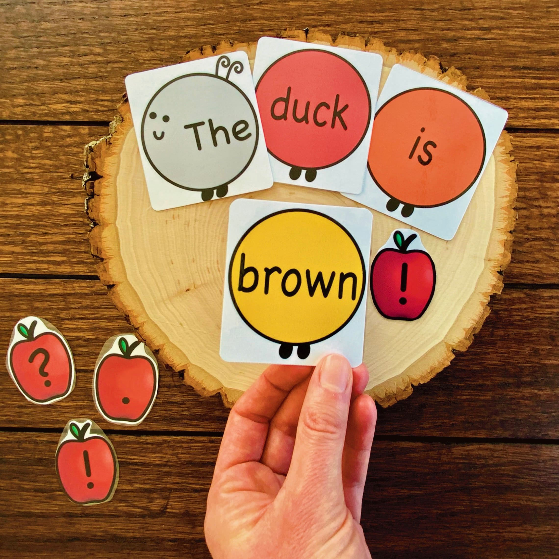Fun Sentence Building Cards, Colorful Sentence Construction Activity ...