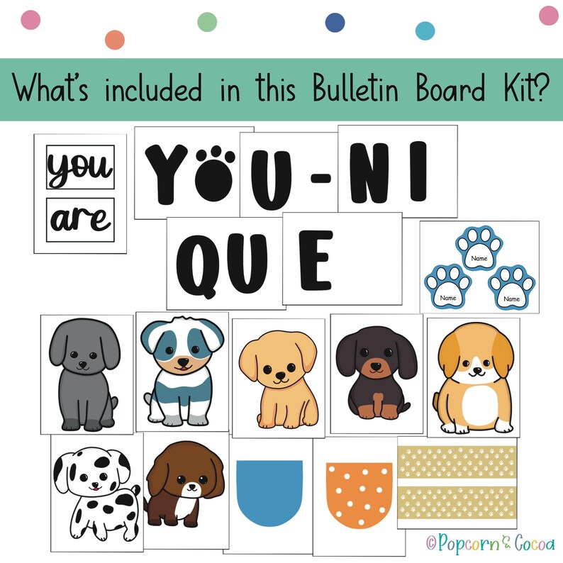 Dog Bulletin Board, Teacher Bulletin Board Kit, Veterinarian Office ...