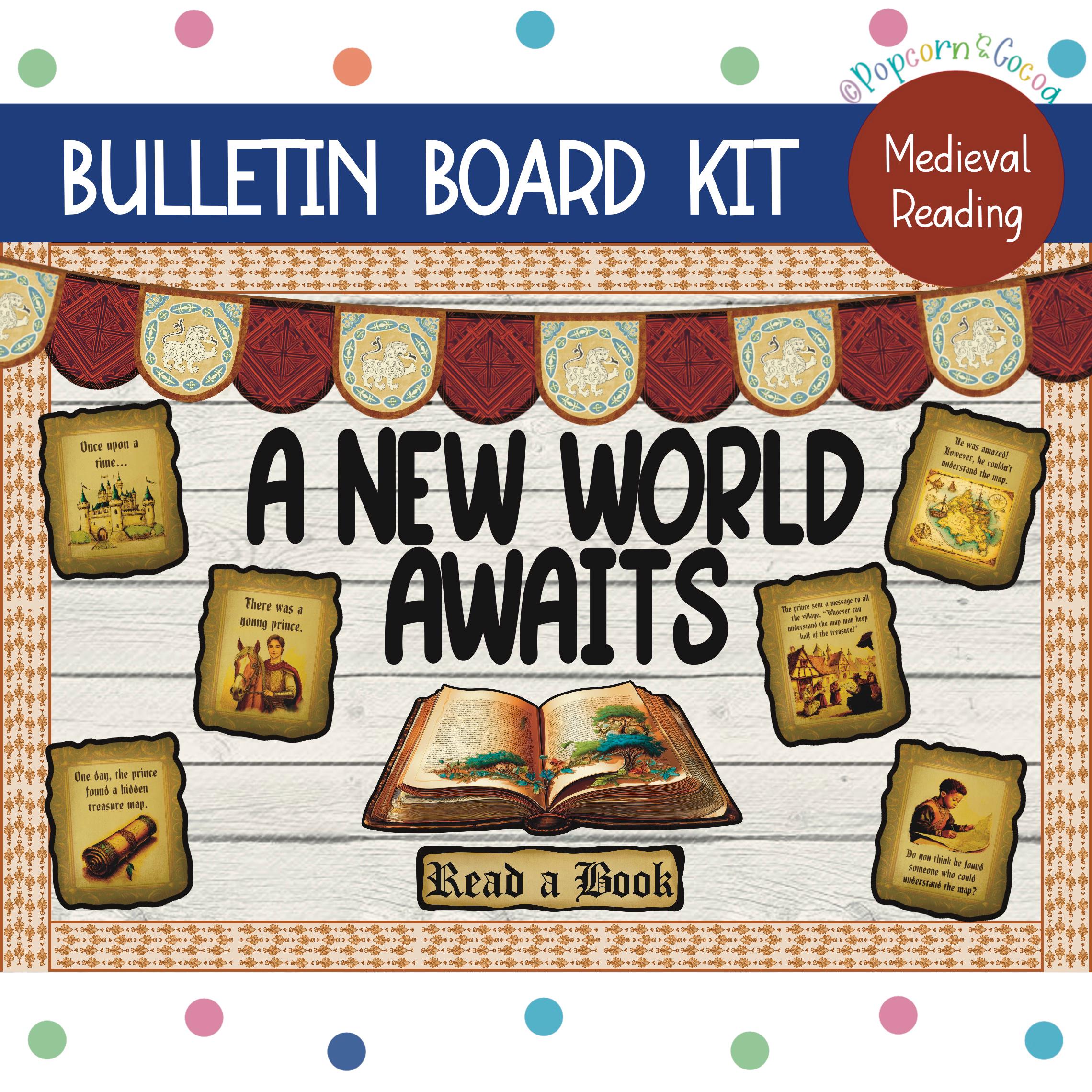 Medieval Reading Bulletin Board Kit! Short Story Bulletin Board About a ...