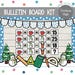 Winter Math Bulletin Board Kit, Bulletin Board for Math Class With Snow ...