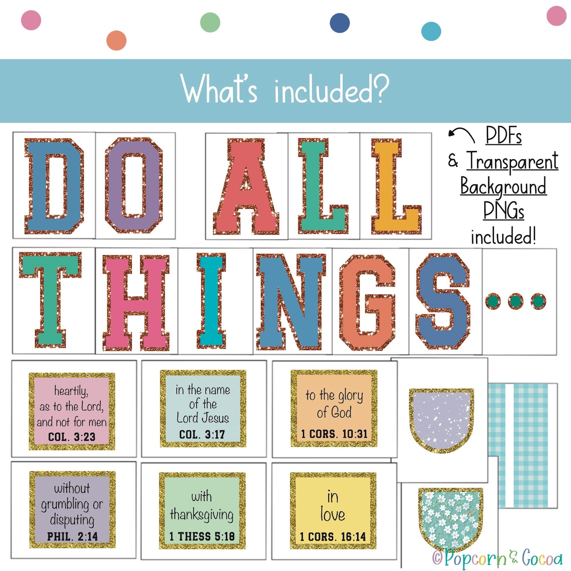 Christian Bible Verse Bulletin Board Kit! Great for Christian School or ...