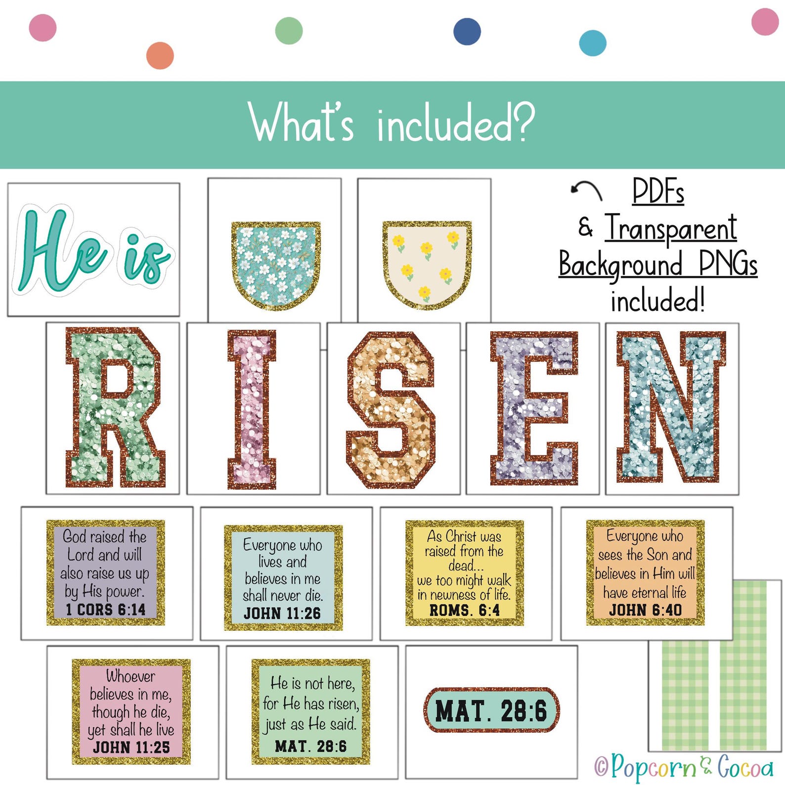 Christian Easter Bulletin Board Kit! Great for Christian School or ...