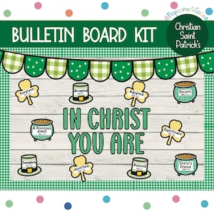 Christian St. Patrick’s Day Bulletin Board Kit! Bible Verse Bulletin ...