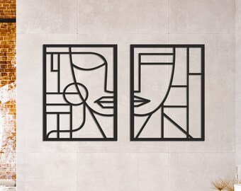 Big Face Wall Art - Etsy