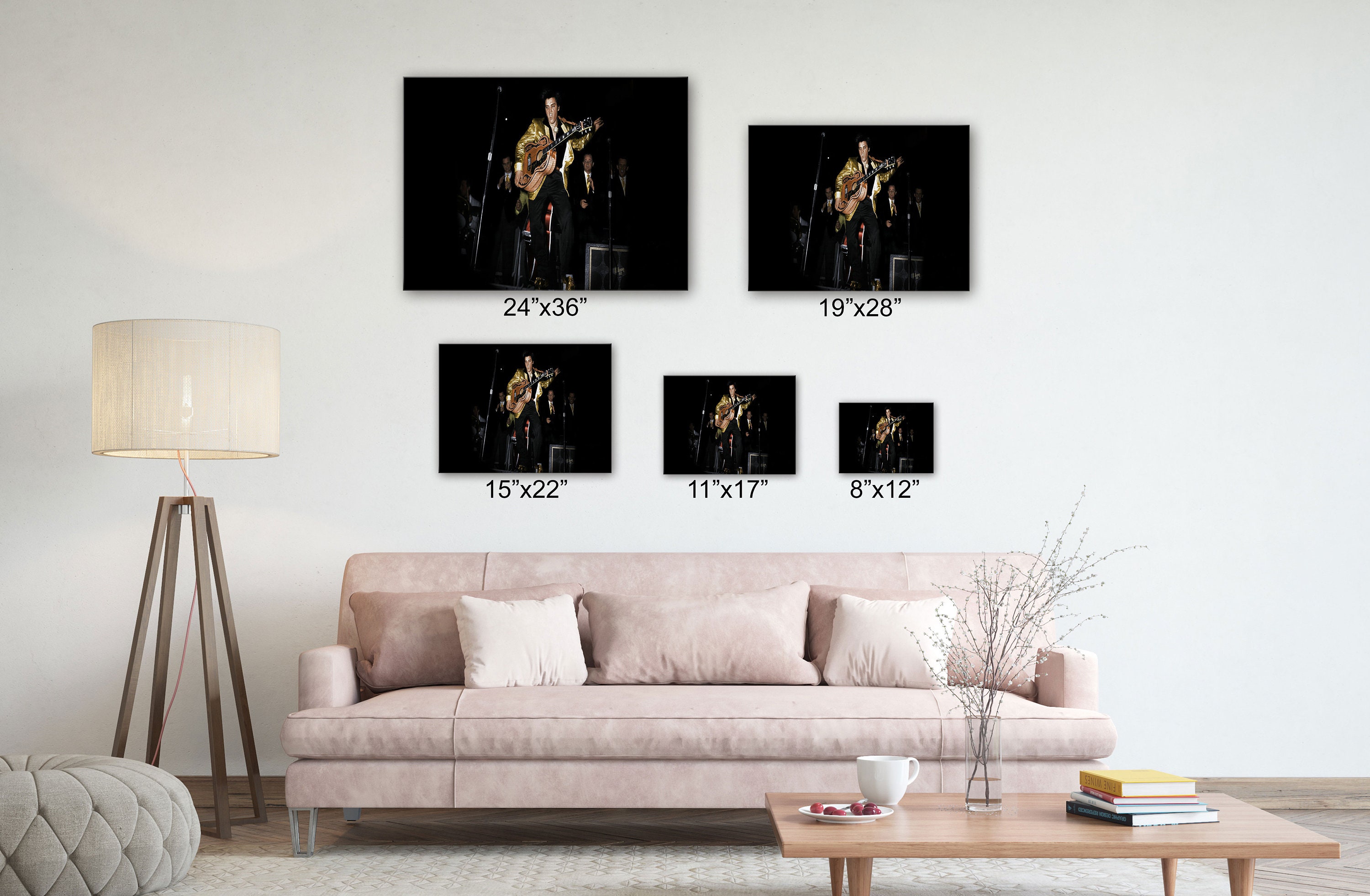 Elvis Presley Canvas Print Elvis Presley Room Decor Elvis - Etsy