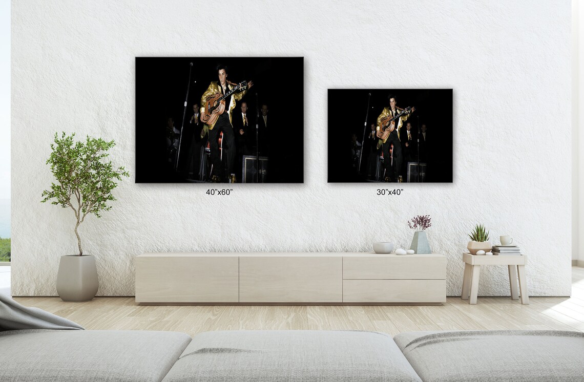Elvis Presley Canvas Print Elvis Presley Room Decor Elvis - Etsy