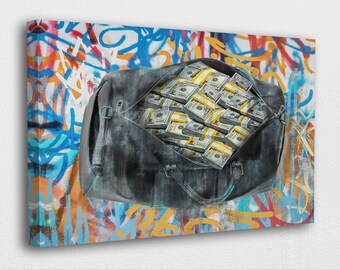 Money Bag Wall Poster - Etsy