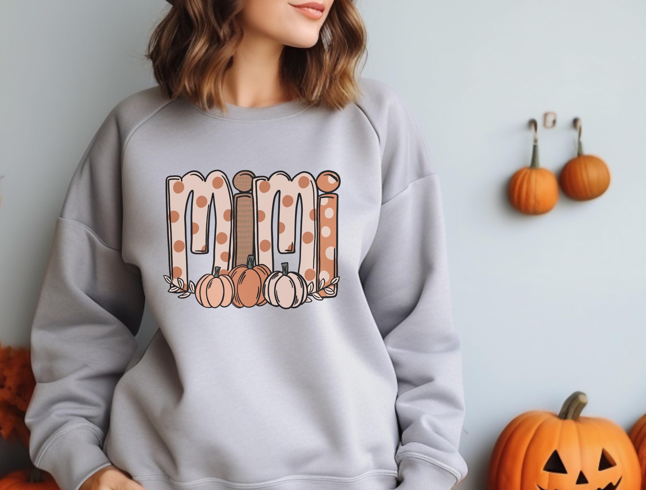 Fall Mimi PNG, Pumpkin, Pumpkins, Doodle Letters, Autumn, Sublimation ...