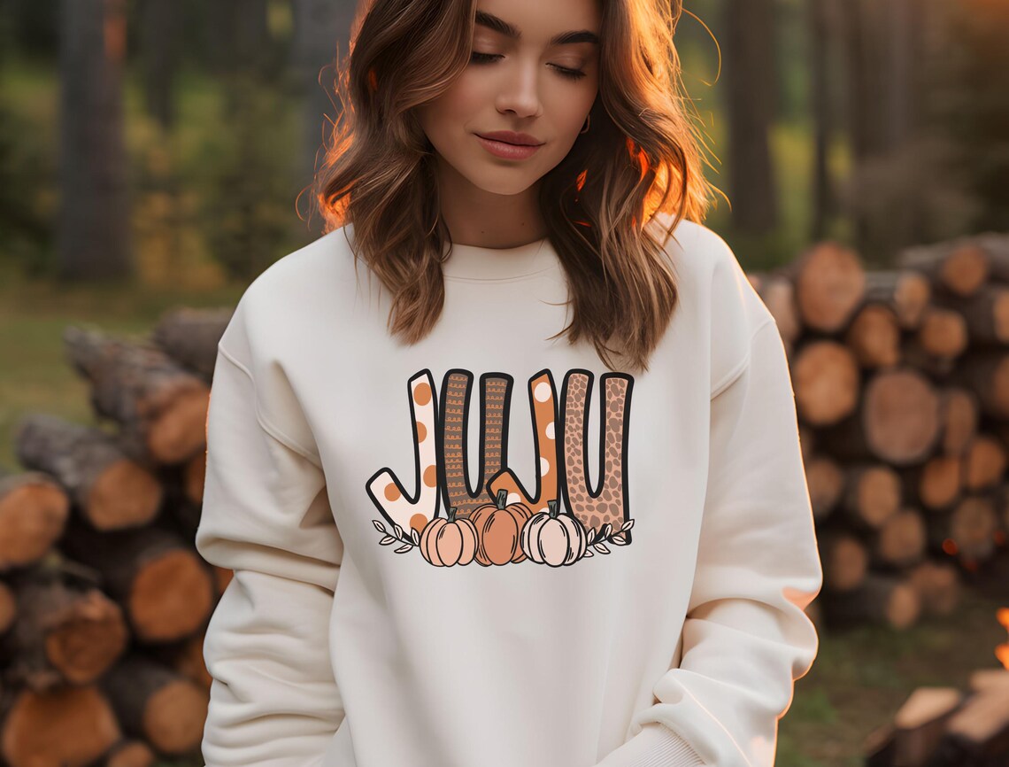 Fall Juju PNG, Pumpkin, Pumpkins, Doodle Letters, Autumn, Sublimation ...