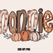 Fall Nonnie PNG, Pumpkin, Pumpkins, Doodle Letters, Autumn, Sublimation ...