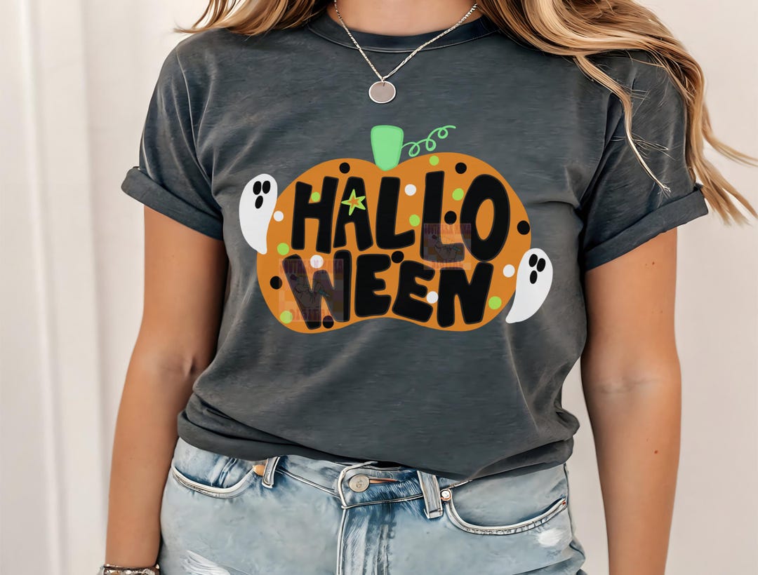 Halloween PNG, Spooky Coquette PNG, Pumpkin PNG, Ghost Png, Polka Dot ...