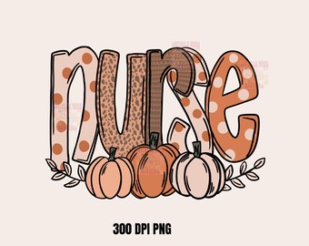 Fall Nonnie PNG, Pumpkin, Pumpkins, Doodle Letters, Autumn, Sublimation ...