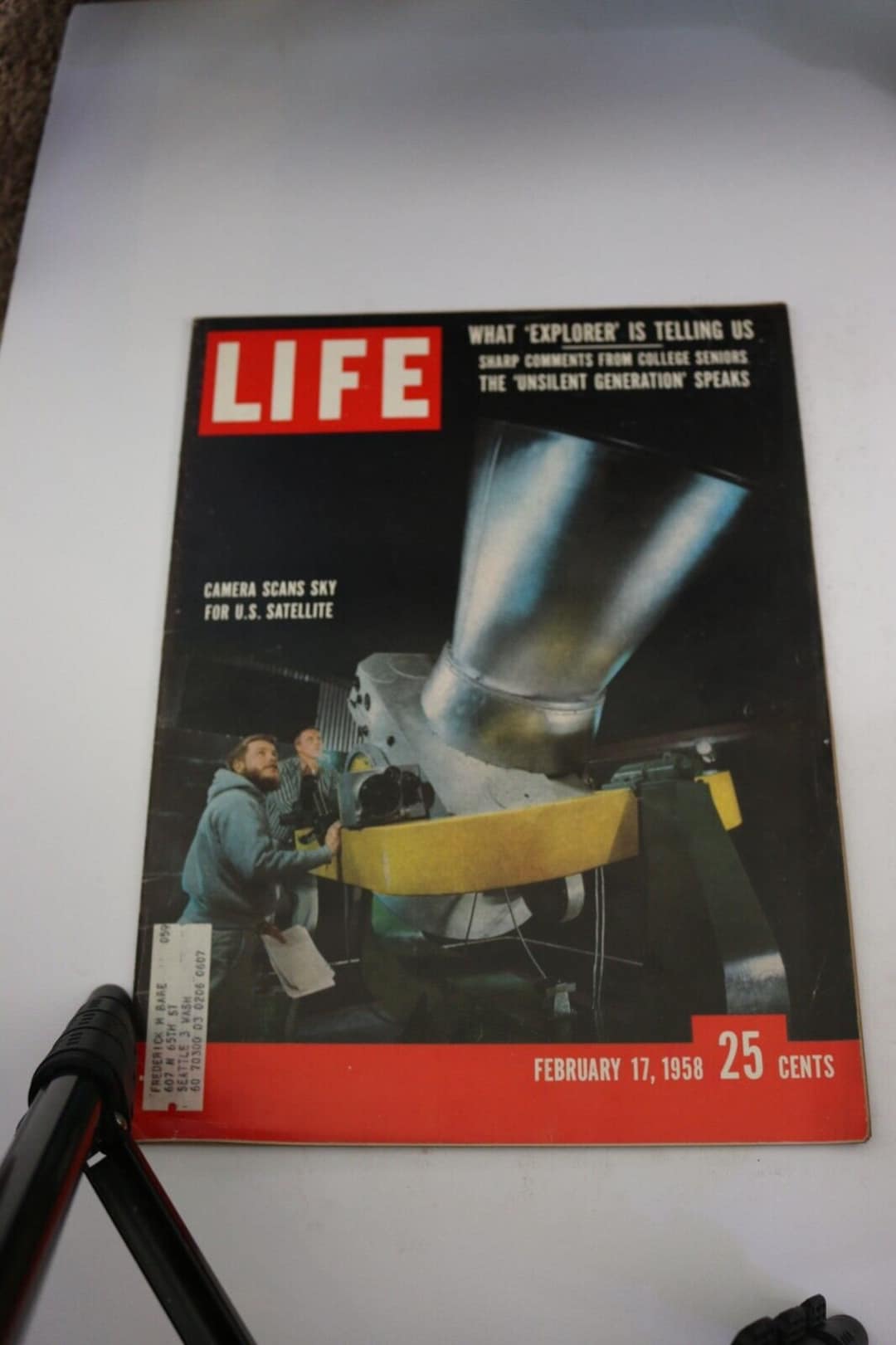 Life Magazine February 17 1958 Camera Scans Sky for US - Etsy
