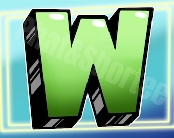W Emote / Twitch, Discord - Etsy