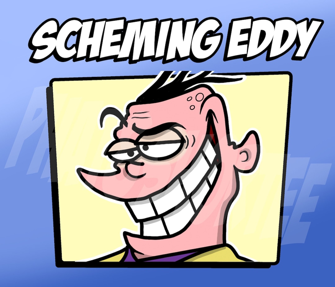 Scheming Eddy 90s Twitch Funny Emote - Etsy