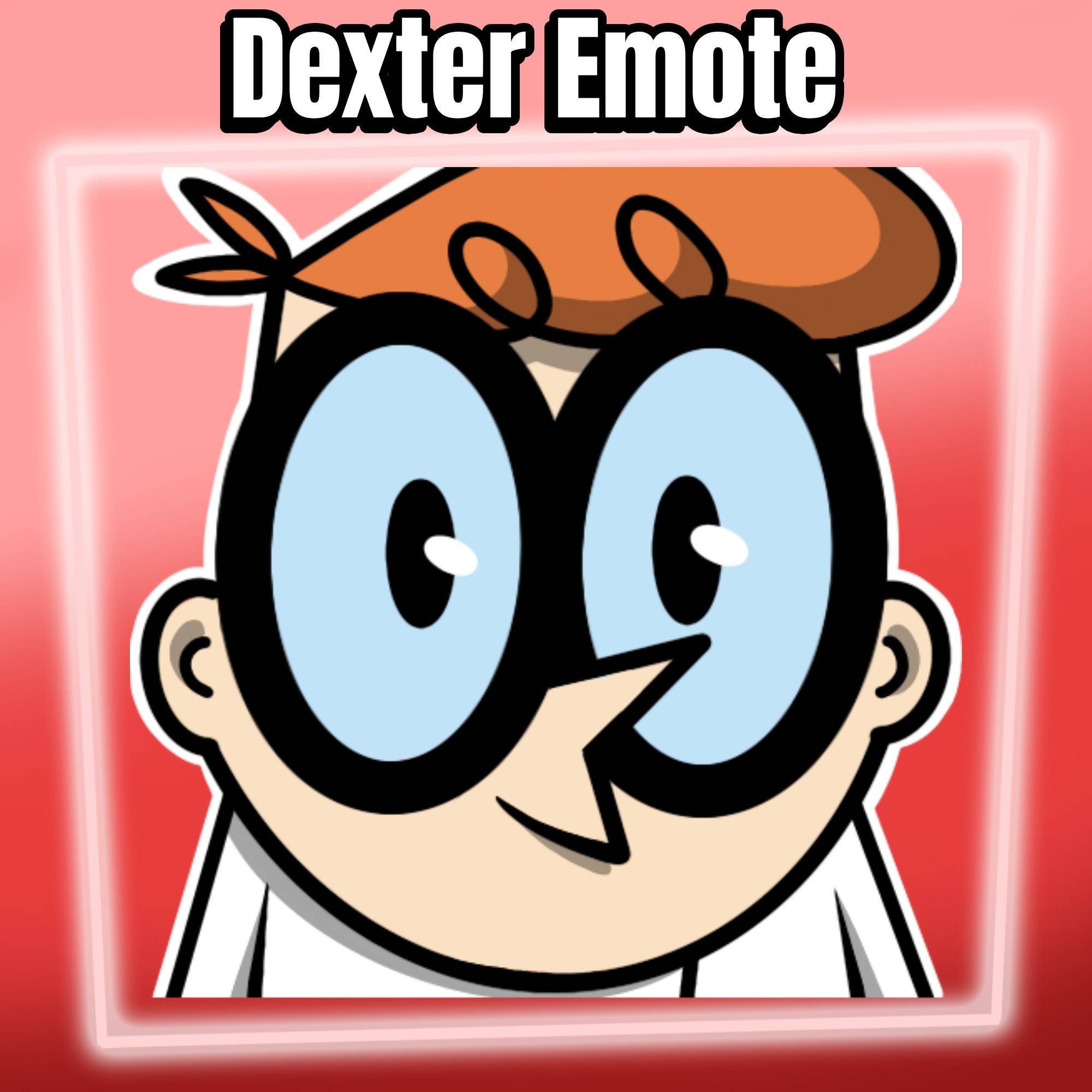 Cartoon Dexter Cute Twitch Emote in All Sizes - Etsy