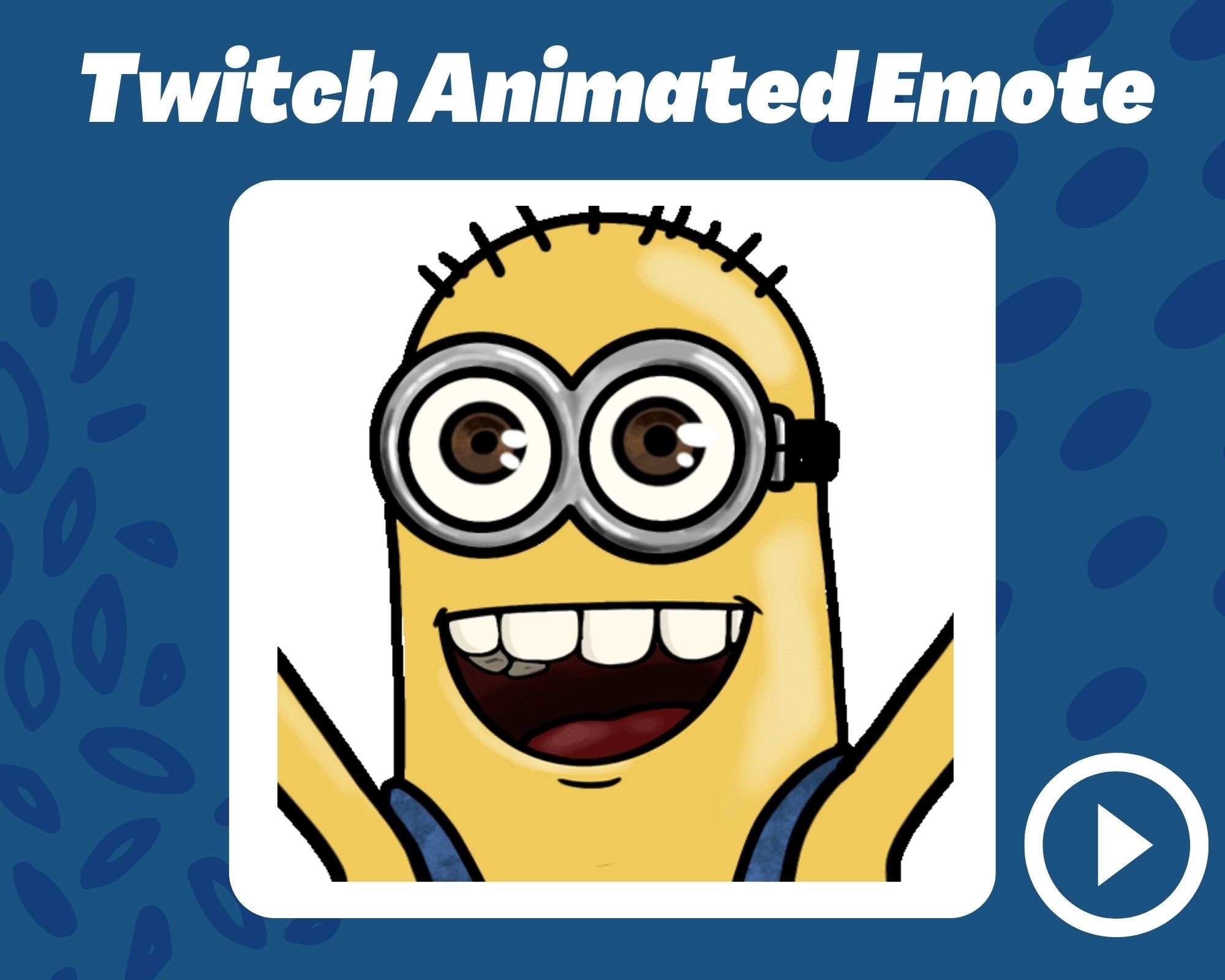 Animated Happy Minion Twitch Emote - Etsy