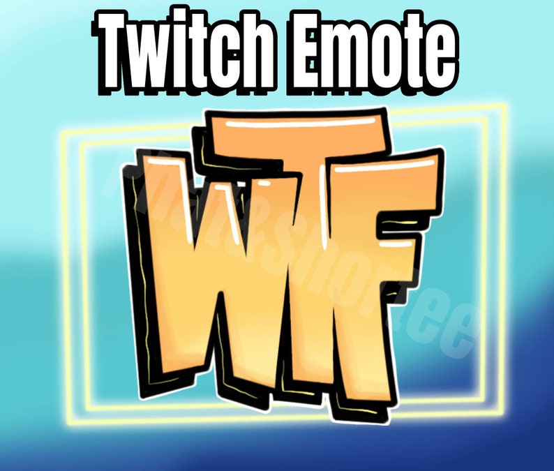 WTF Emote for Twitch and Discord - Etsy