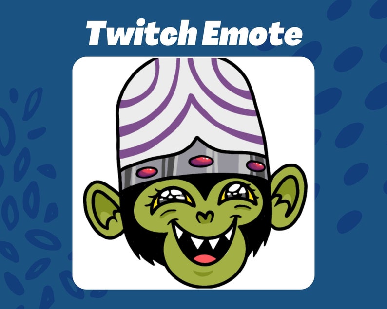 Happy Mojo Jojo Cute Twitch Emote in All Sizes - Etsy