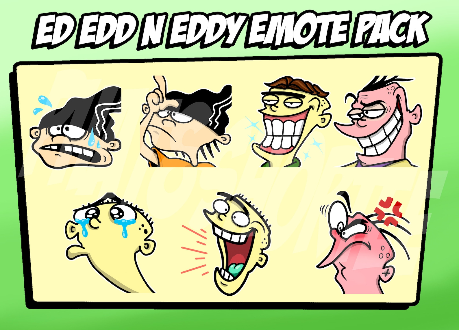 90s Ed's Combo Emote Pack for Twitch - Etsy