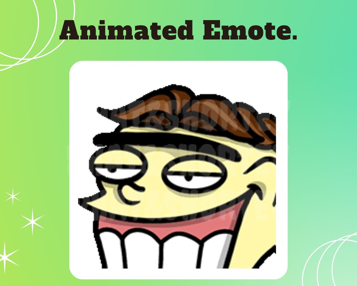 90s Nostalgic Funny Cartoon Animated Emote Gif for Twitch Chats - Etsy