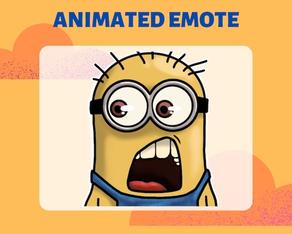 Funny Minion Animated Emote for Twitch - Etsy