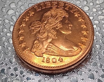 1 Oz. Copper Draped Bust Round .999 Fine Copper Art Bullion - Etsy
