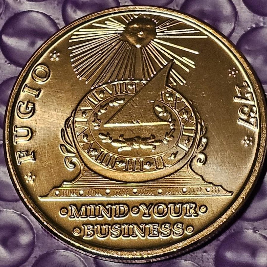 1oz .999 Fine Copper Round Fugio Cent FREE SHIPPING - Etsy