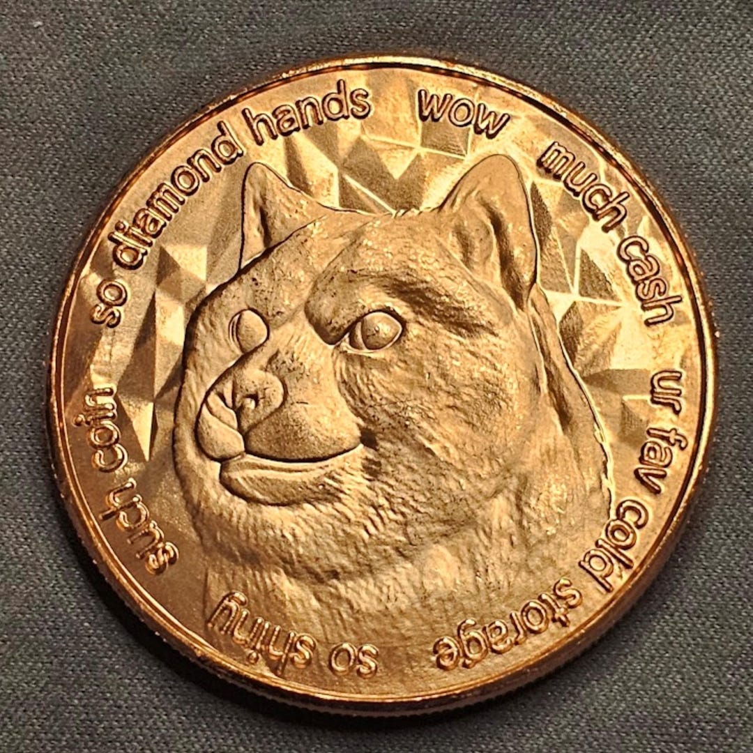 Doge Coin: 1oz .999 Fine Copper Round (39mm) - Etsy