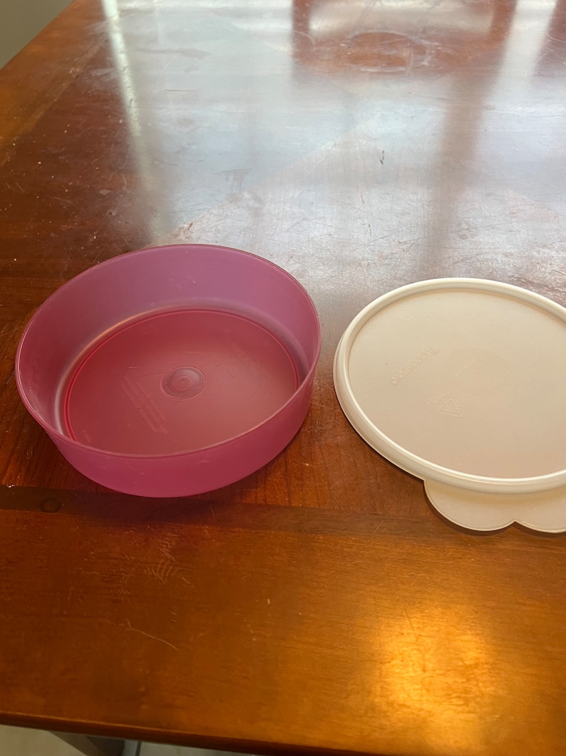Tupperware 1405-19 Purple Cereal Snack Bowl With Clear Seal 6diameter ...
