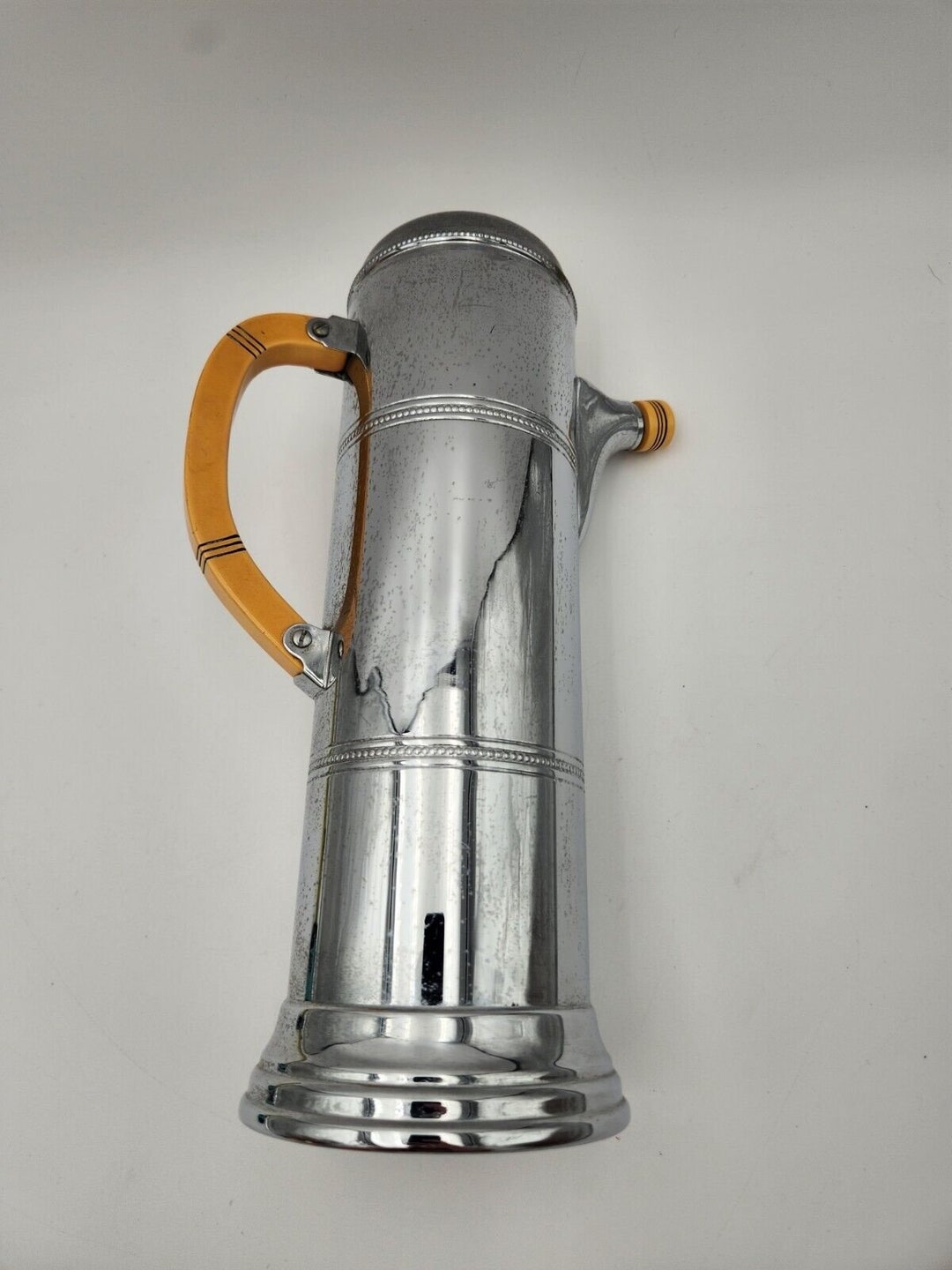 Farber Bros Krome Kraft Cocktail Shaker Pitcher Decanter Chrome With ...