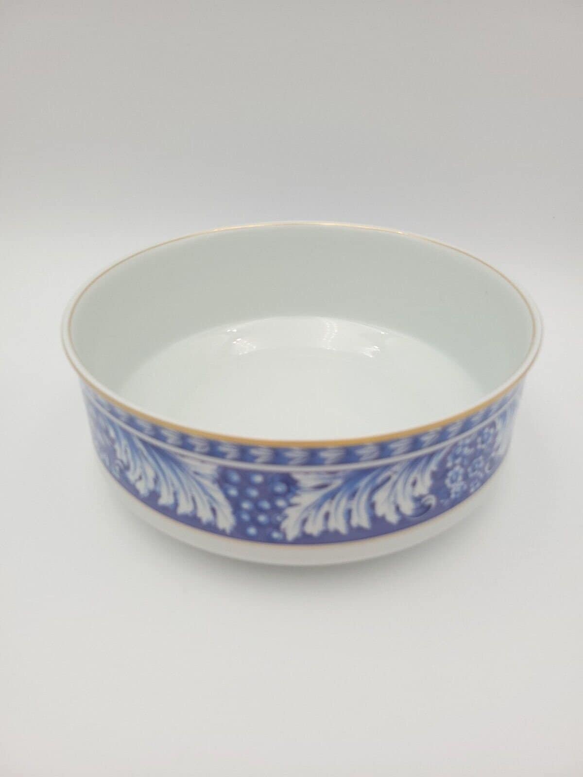 Vintage Block Spal Obidos Porcelain Vegetable Serving Bowl 9" Blue ...