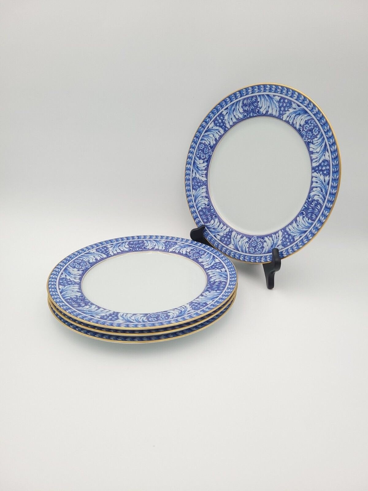 Vintage Block Spal Obidos Porcelain Dinner Plates Blue Floral - Etsy