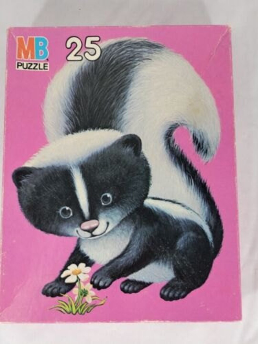 Vintage 1981 Milton Bradley Baby Skunk Puzzle Pastel Pets Series ...