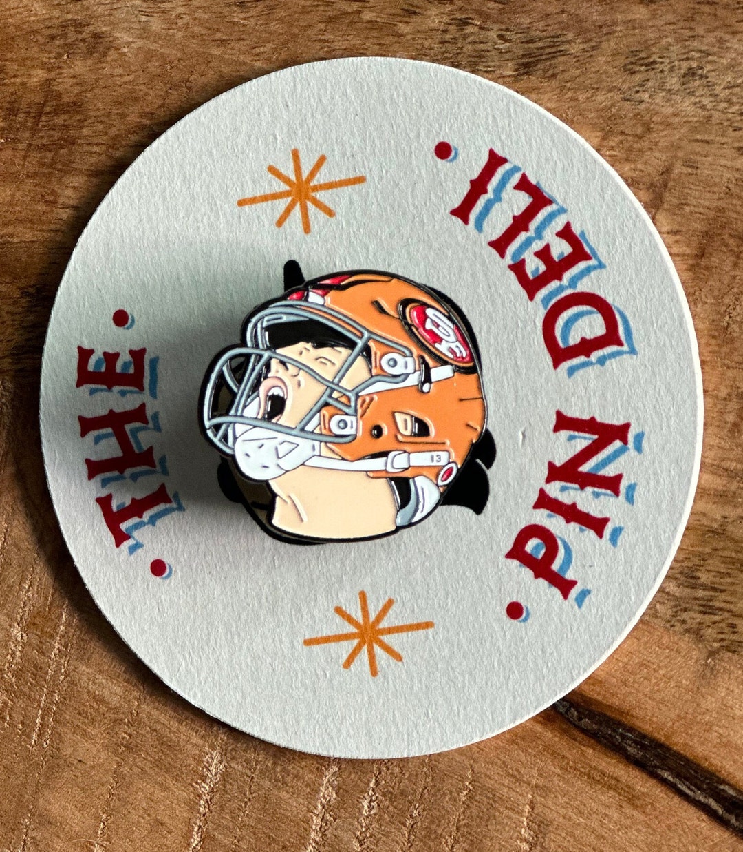 Niners Football Enamel Pin - Etsy