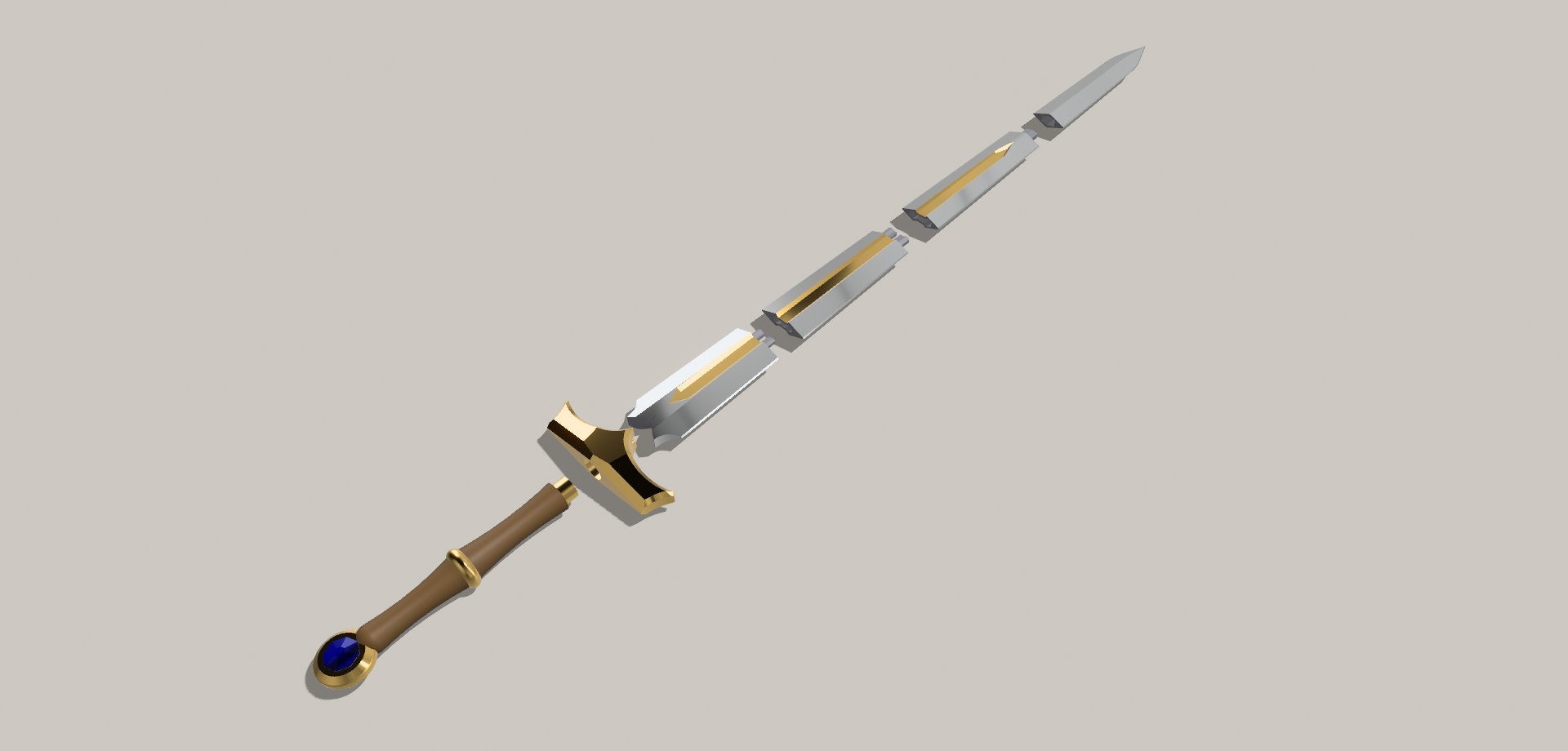 Crystal Longsword STL - Etsy