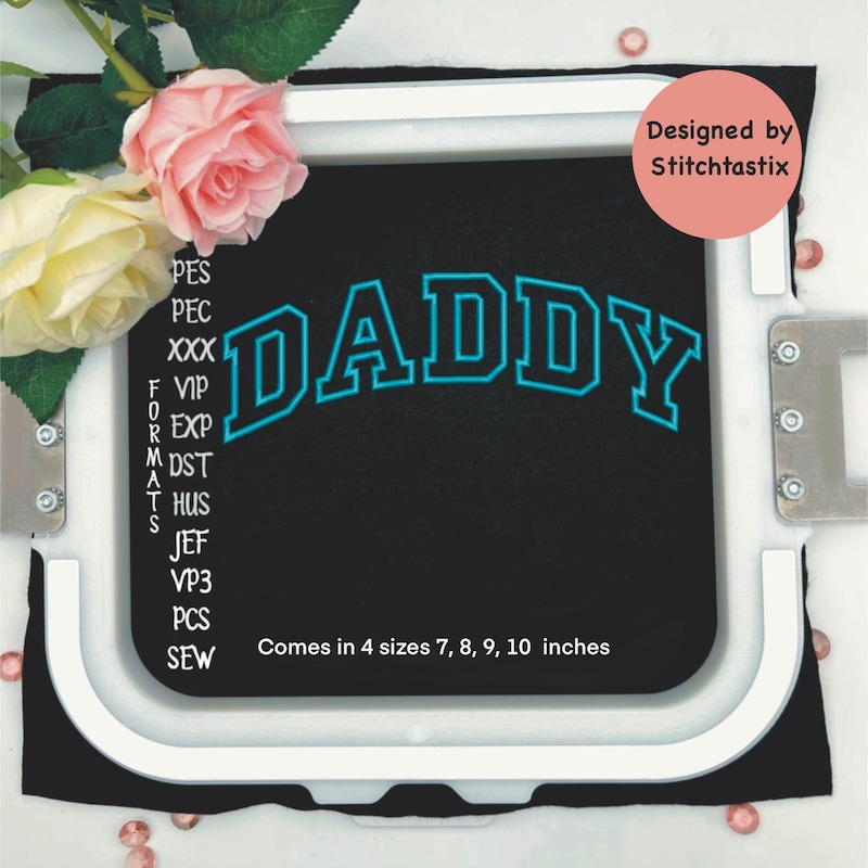 Daddy Embroidery - Etsy