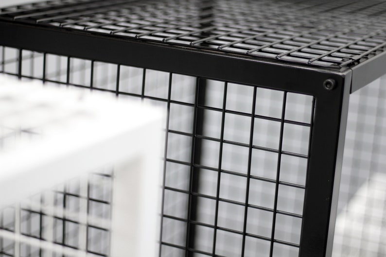 Metal Cabinet Modern Commode Industrial Locker Minimalist Dresser ...