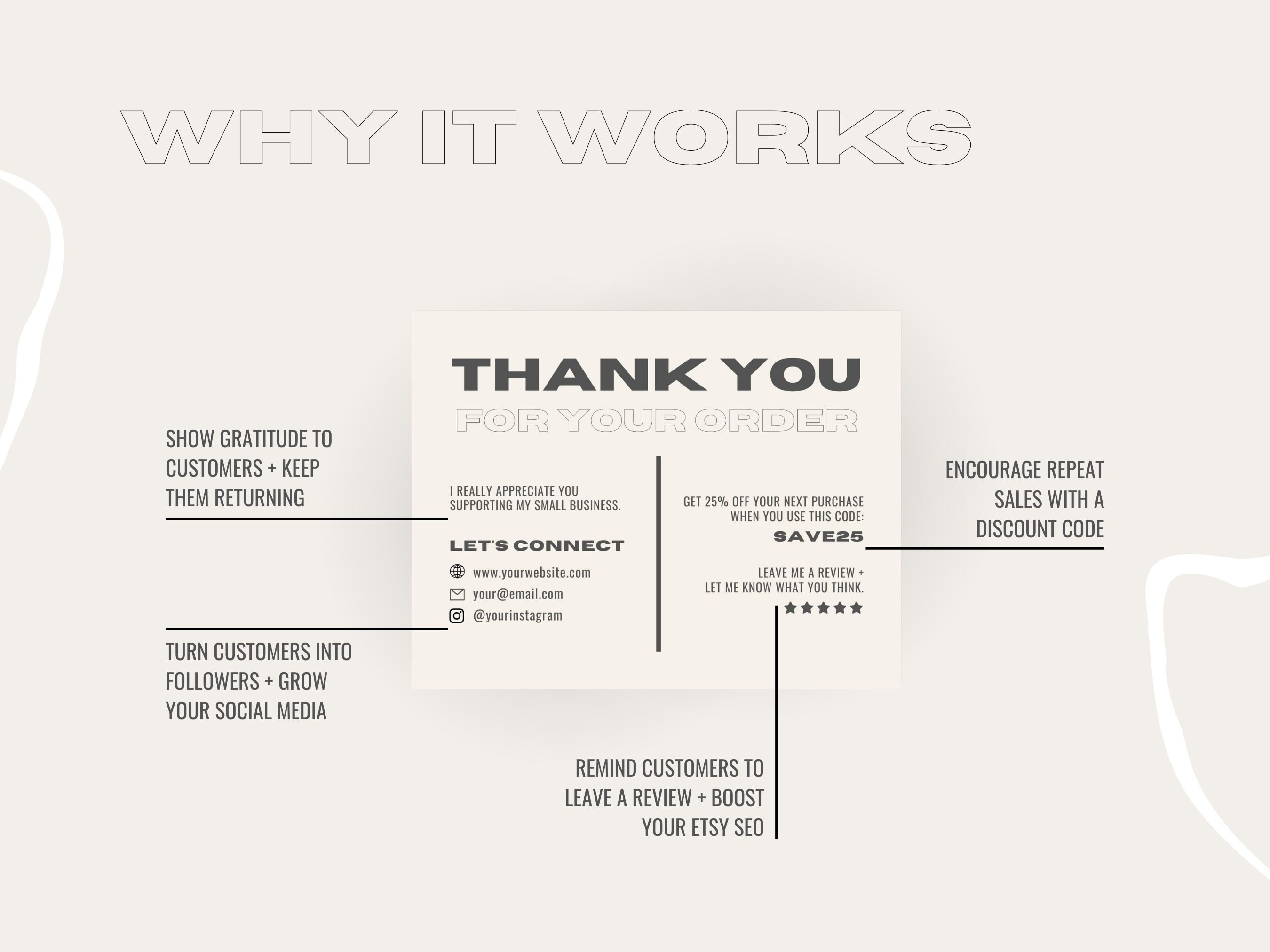 Custom QR Code Thank You Card | Thank You Card Business Editable ...