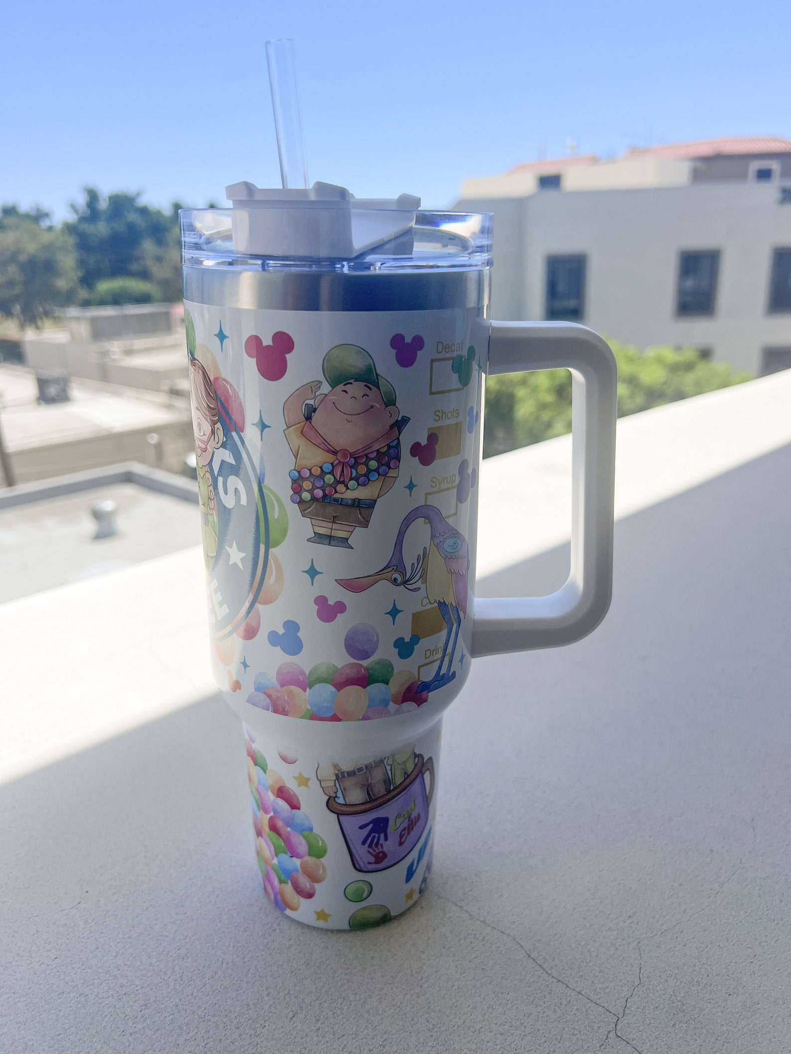 Balloon House| UP 40 Oz Tumbler | 40 Oz Tumbler| Travel Mug| Kawaii Mug ...