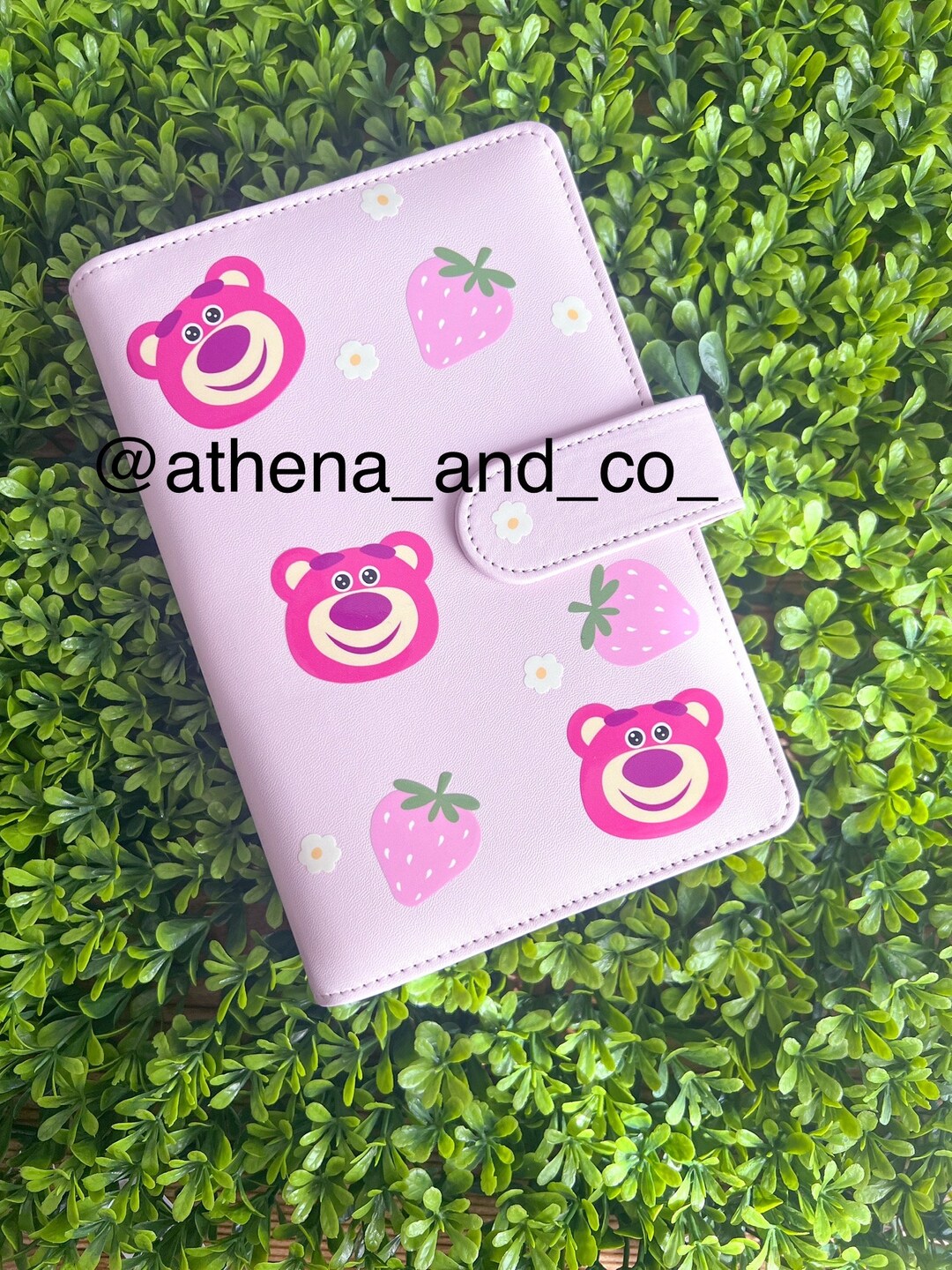Strawberry Bear Binder | Budget Binder| A6 Binder | Toys Strawberry ...
