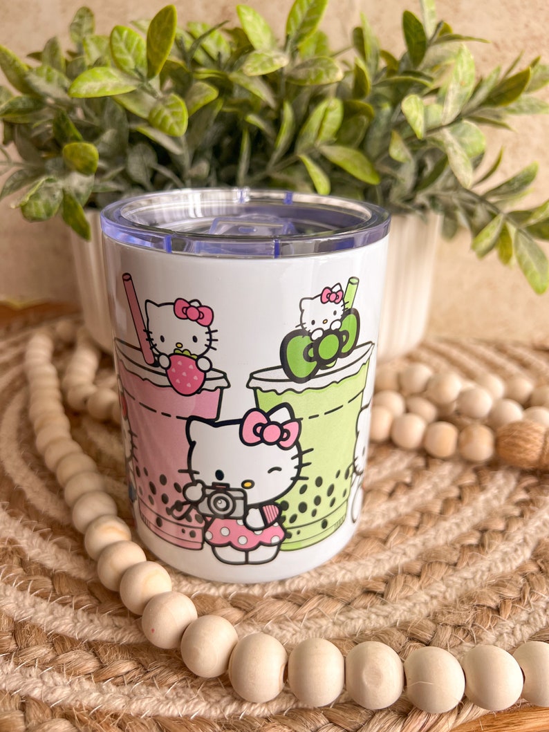 Kitty Boba Mug | Kitty and Friends| Kawaii Kitty| Cute Kitty|pink Kitty ...