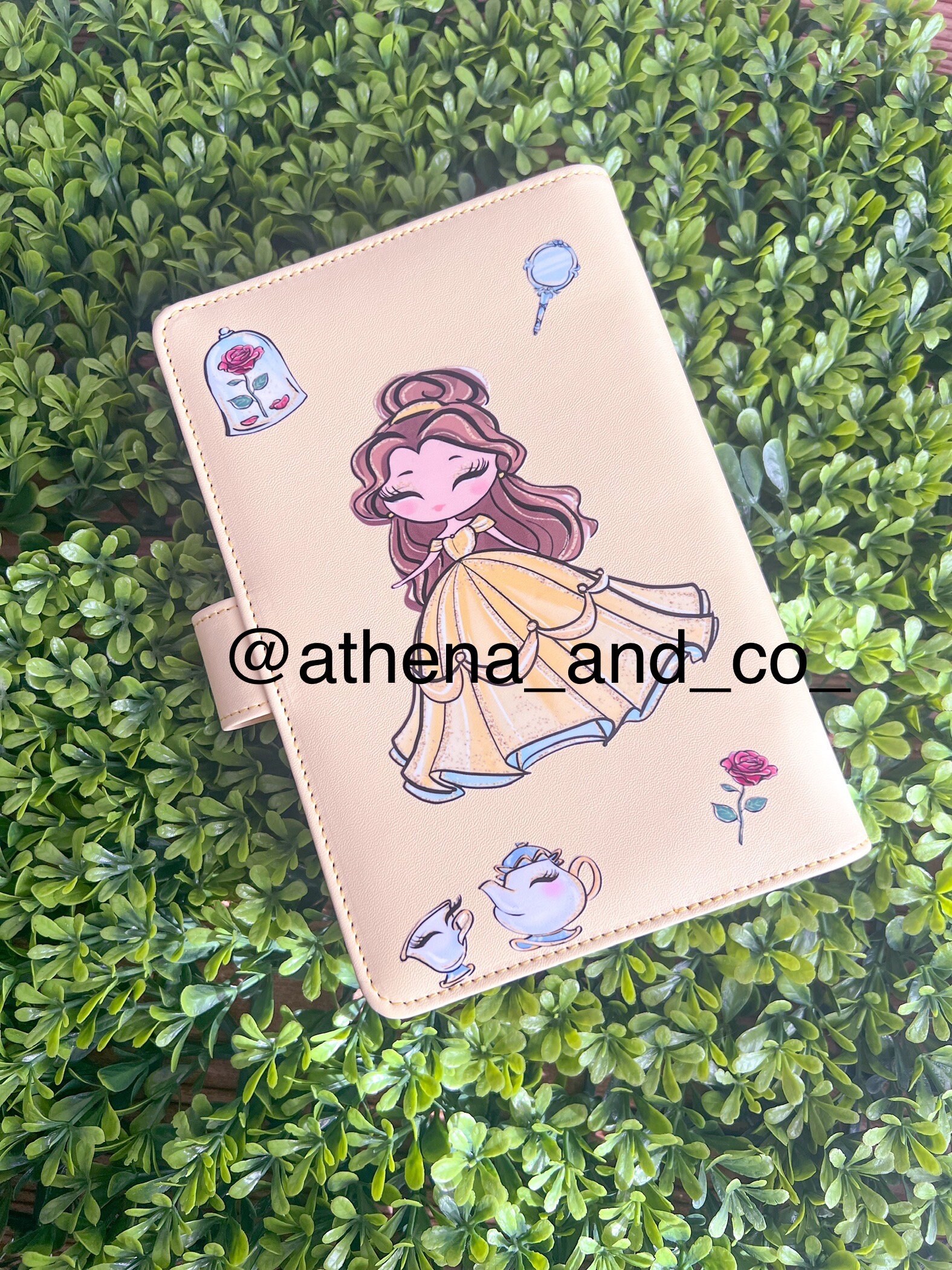 Beasty Princess Budget Binder Yellow Dress Princess Budget Binder A6 ...